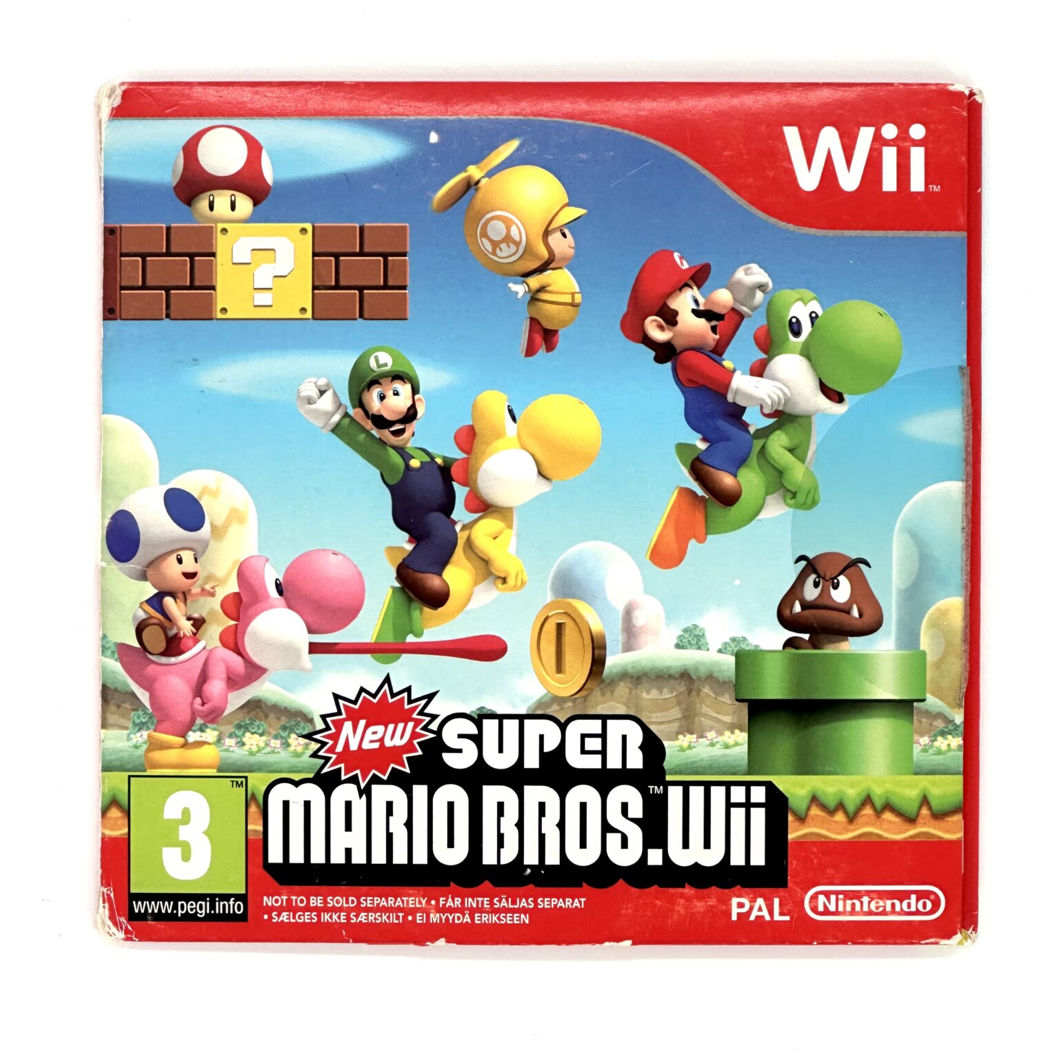 New Super Mario Bros Wii pahvitasku Wii - Second Disc Oy
